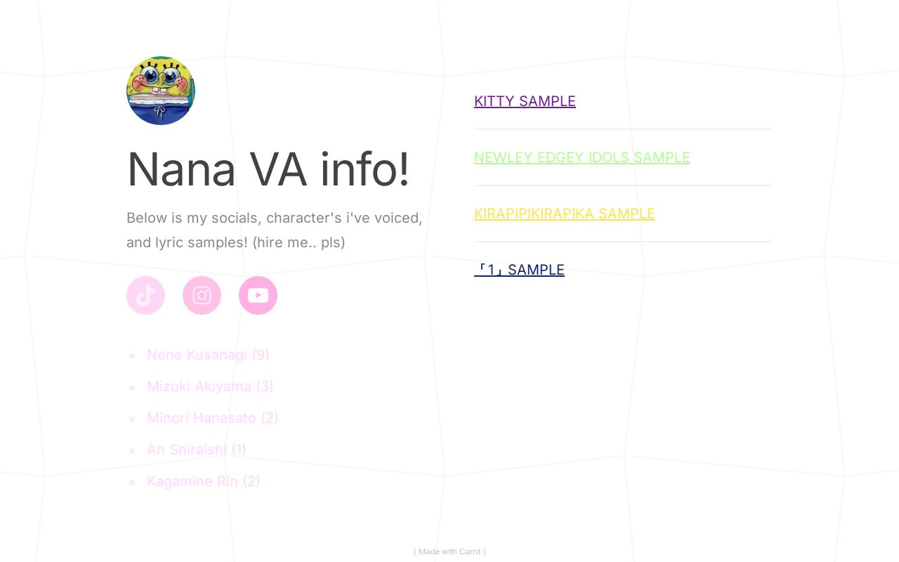 Nana VA Info
